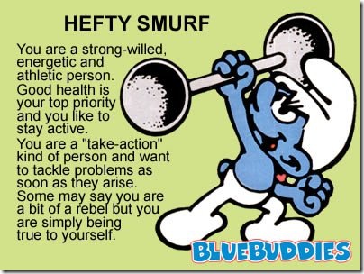 Stephysiology: Sweet Lass X Captain Best: Smurf Personality Test